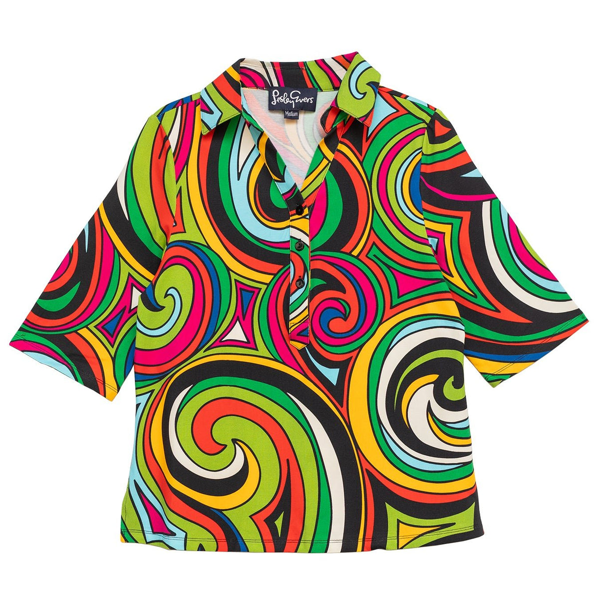 Kimmy top Swirl – Lesley Evers