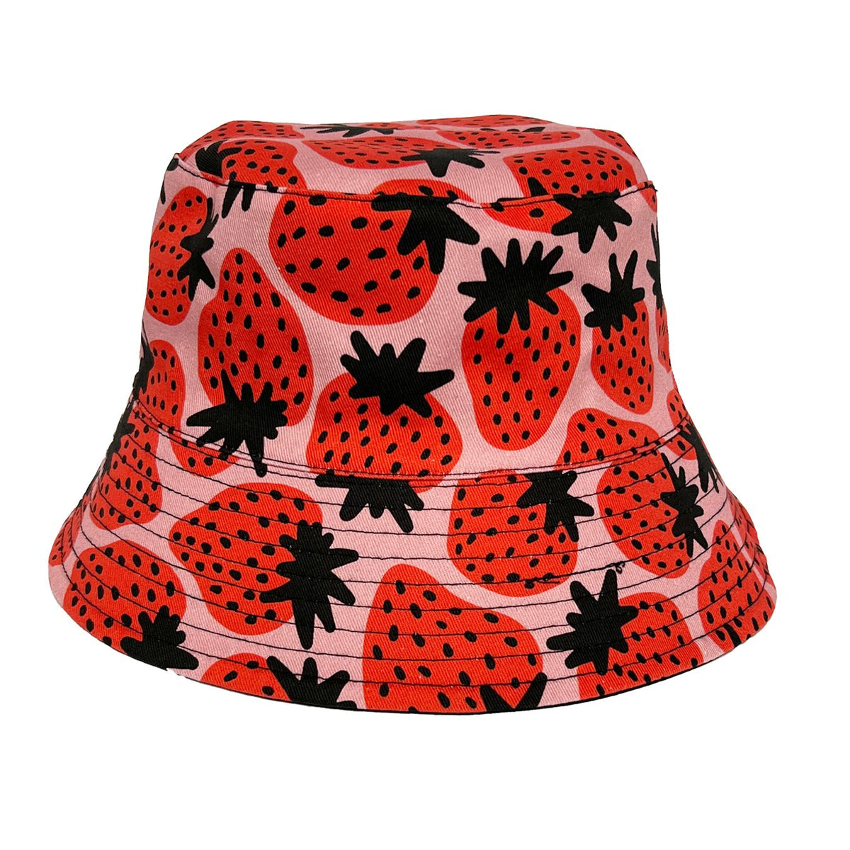 BERTA bucket hat Strawberry – Lesley Evers