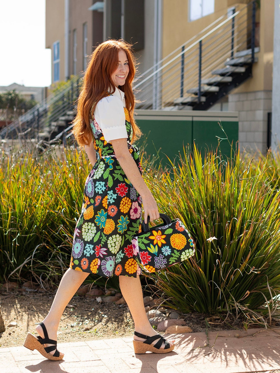 MEREDITH dress Dazzle Flower – Lesley Evers