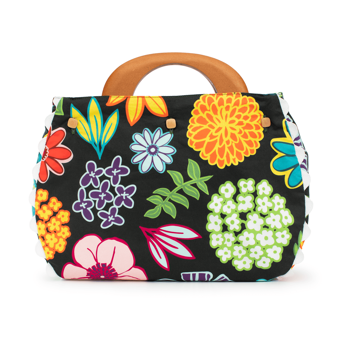 BAG COVER Dazzle Flower & Solid Green – Lesley Evers