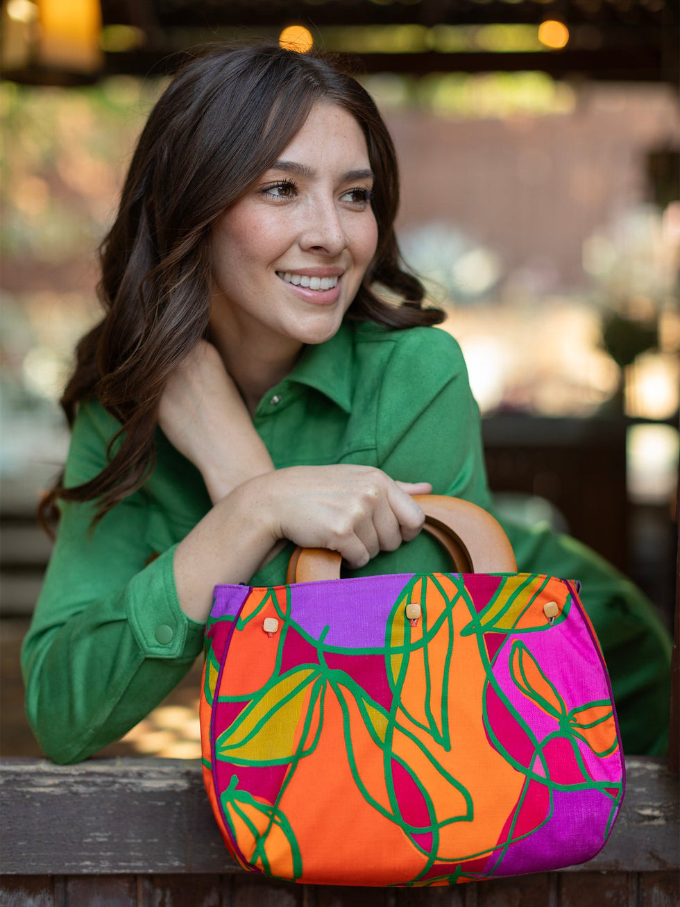 BAG COVER Pears Pink & Black – Lesley Evers