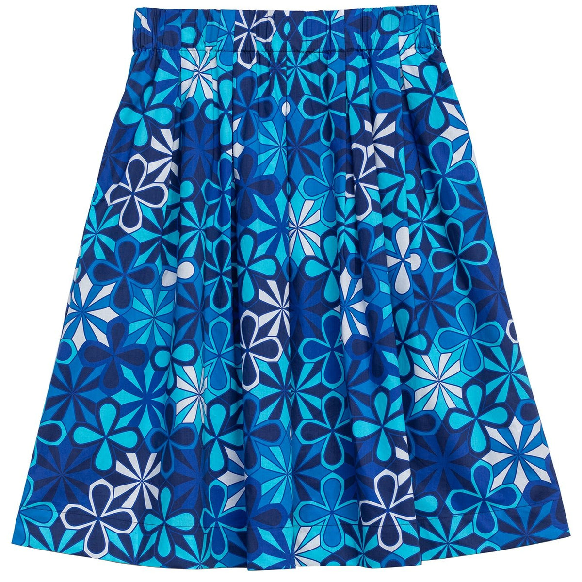 DIXIE skirt Kaleidoscope Blue – Lesley Evers