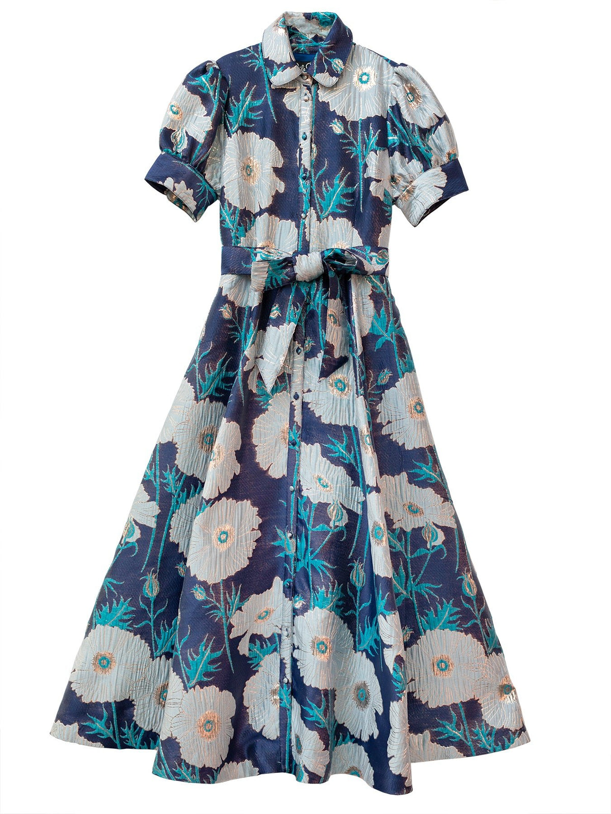 EVANGELINE dress Tree Poppy Blue – Lesley Evers