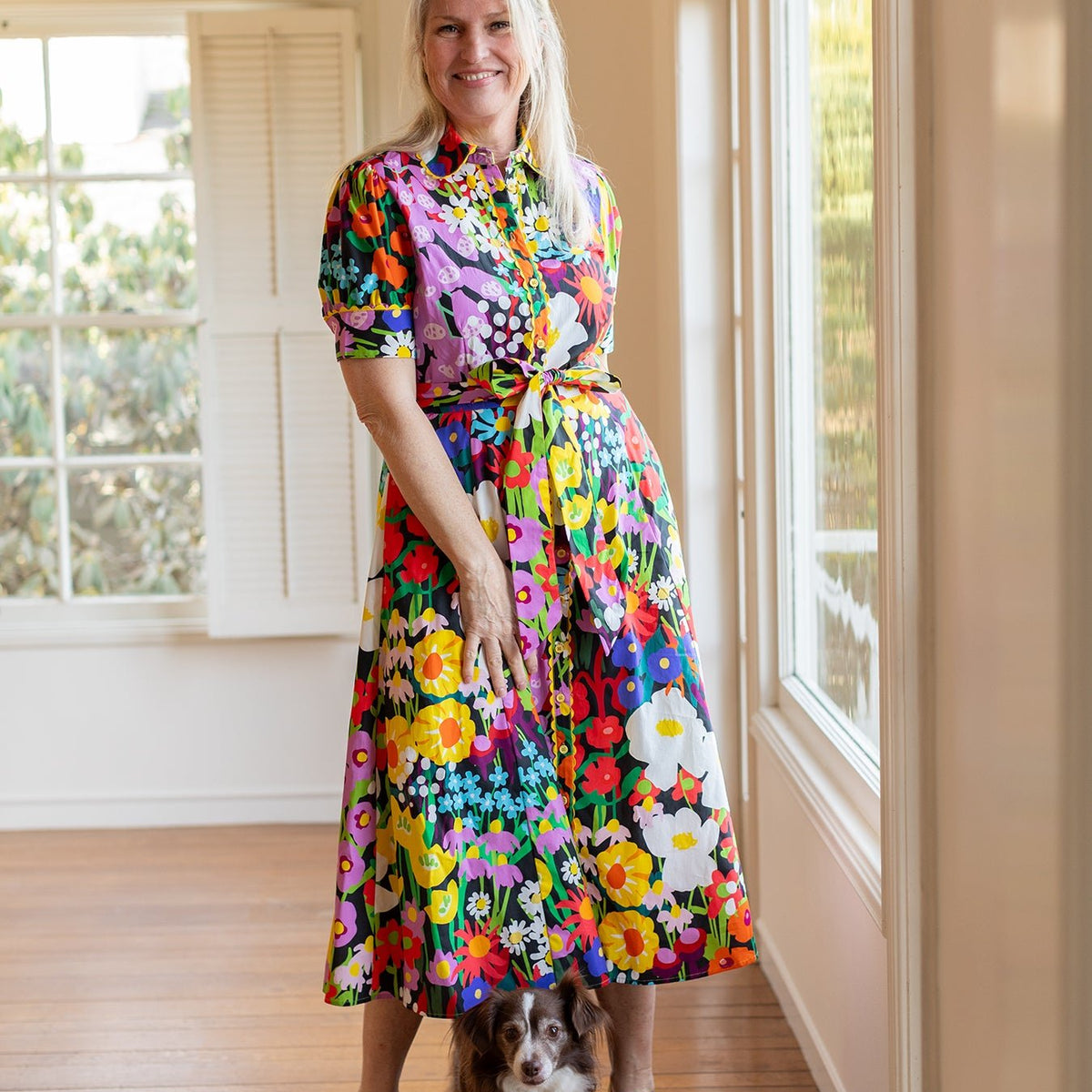 JANE dress Garden Party – Lesley Evers