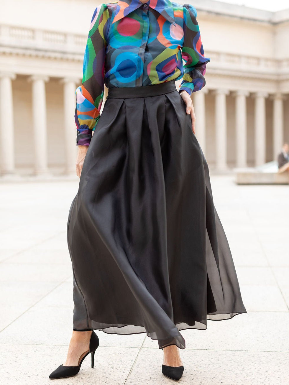 JASMINE maxi skirt Black – Lesley Evers