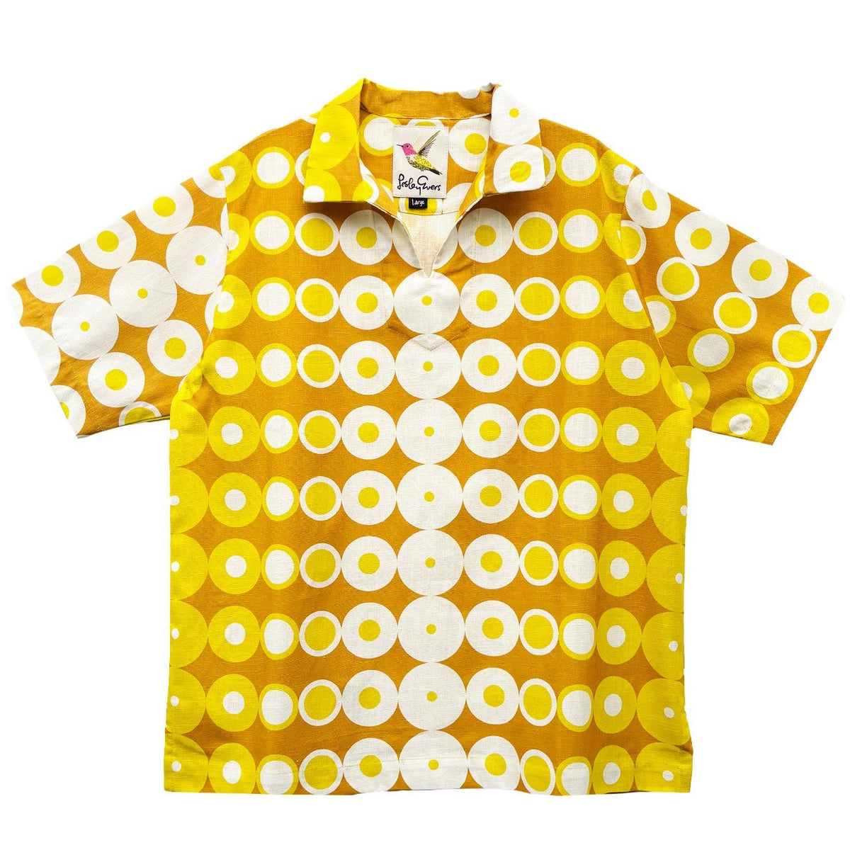 KENYON mens tunic Pacifica Yellow – Lesley Evers