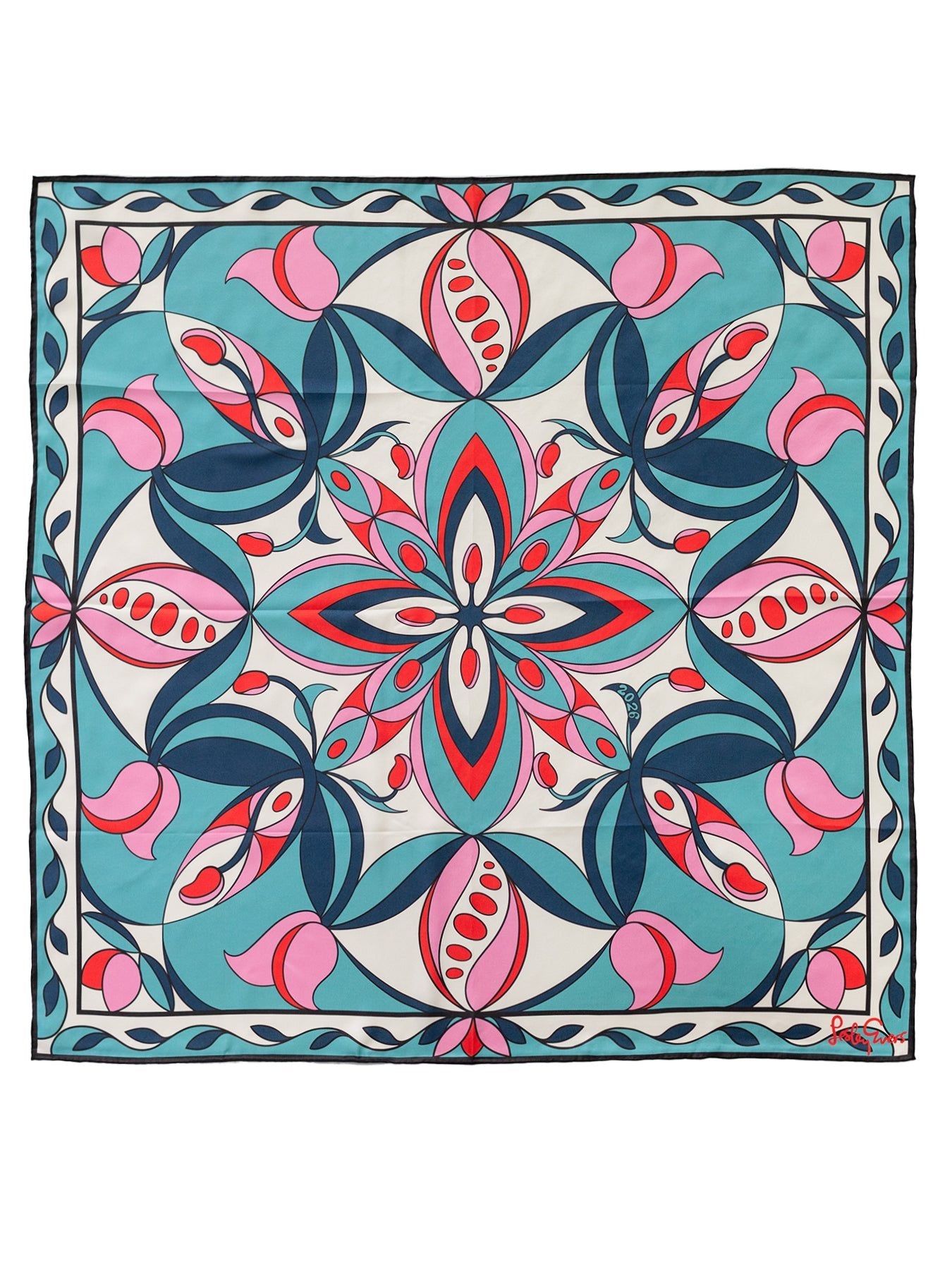 Member Exclusive Silk Scarf 2026 – Lesley Evers