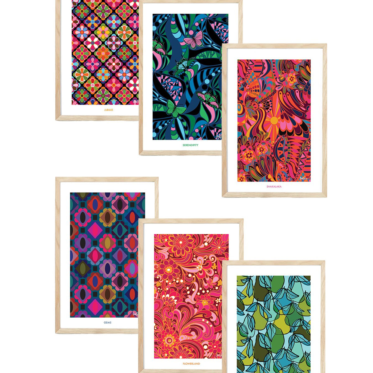 Limited Edition Print Set of 6 – Lesley Evers