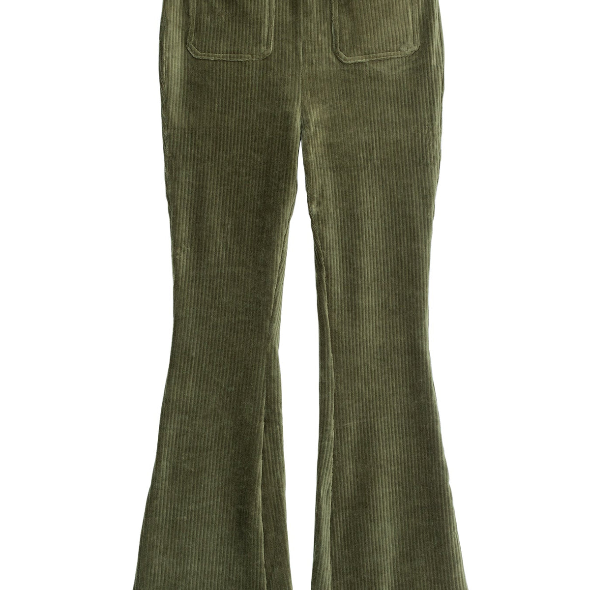 MICHELLE pant Olive Corduroy – Lesley Evers