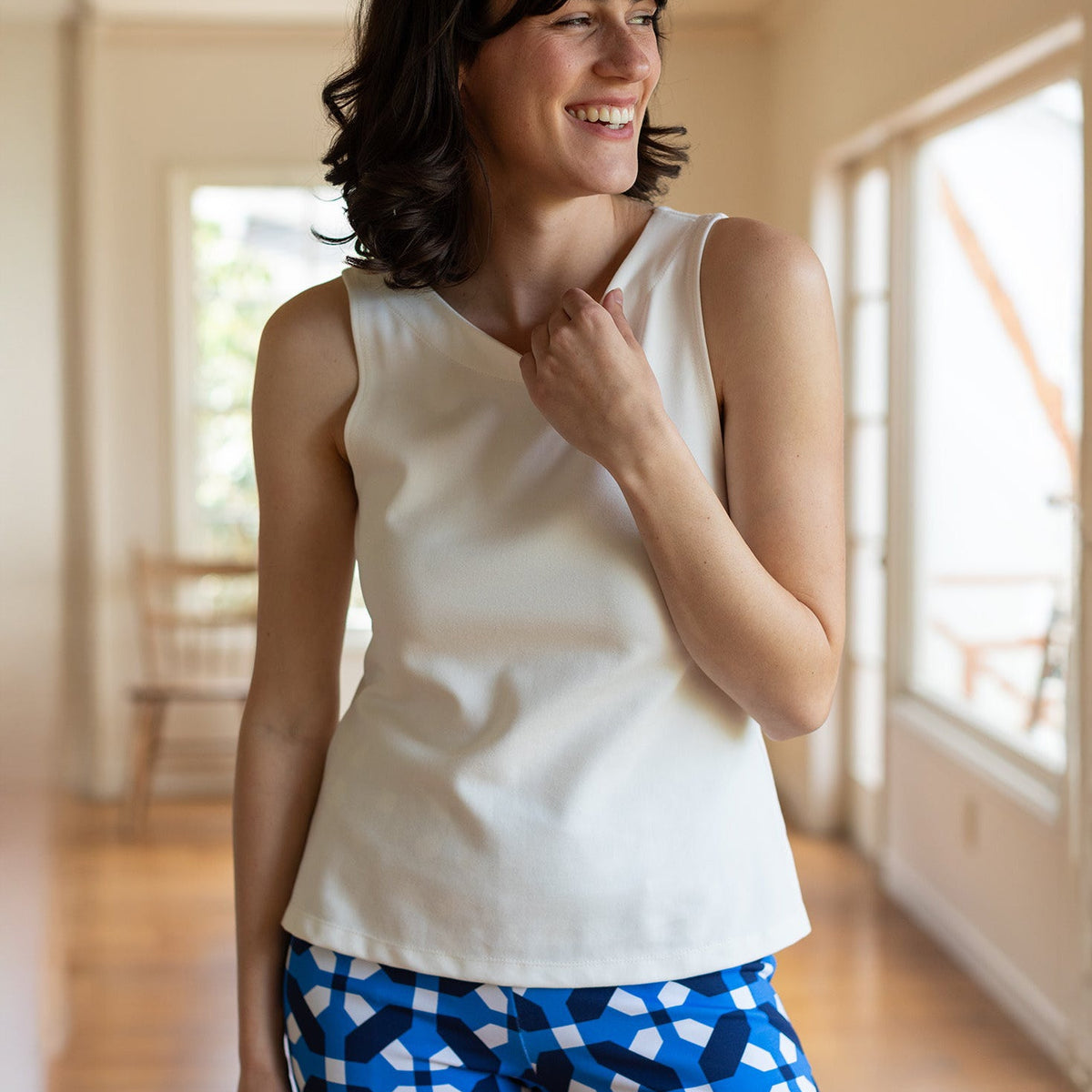 STELLA top White – Lesley Evers