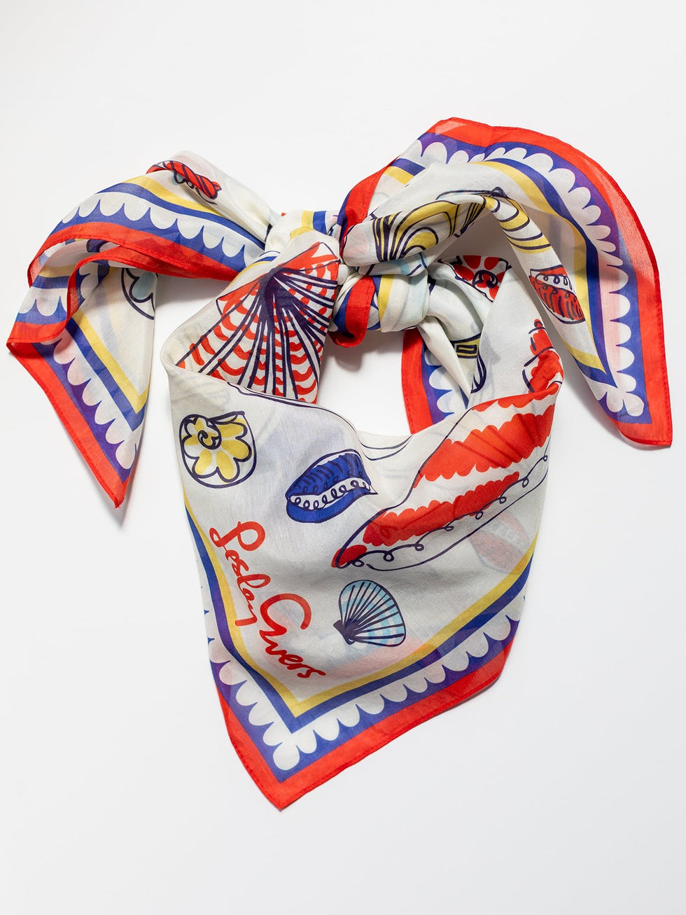 THEA scarf Seashells – Lesley Evers