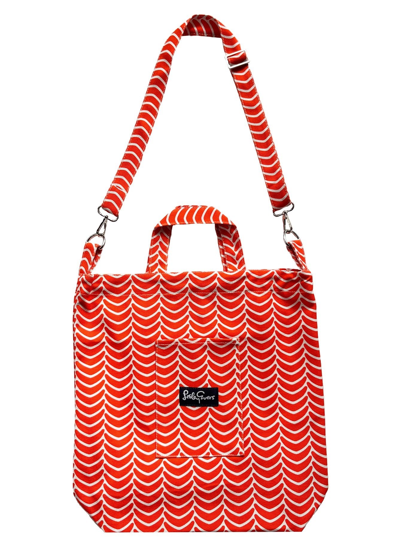 IVY tote Orange Scoops – Lesley Evers