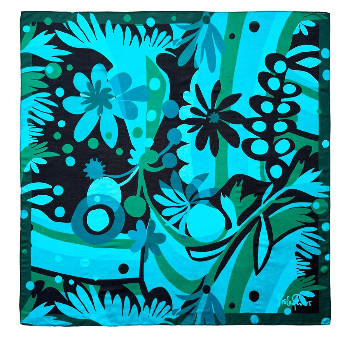 THEA scarf Kalamazoo Blue – Lesley Evers